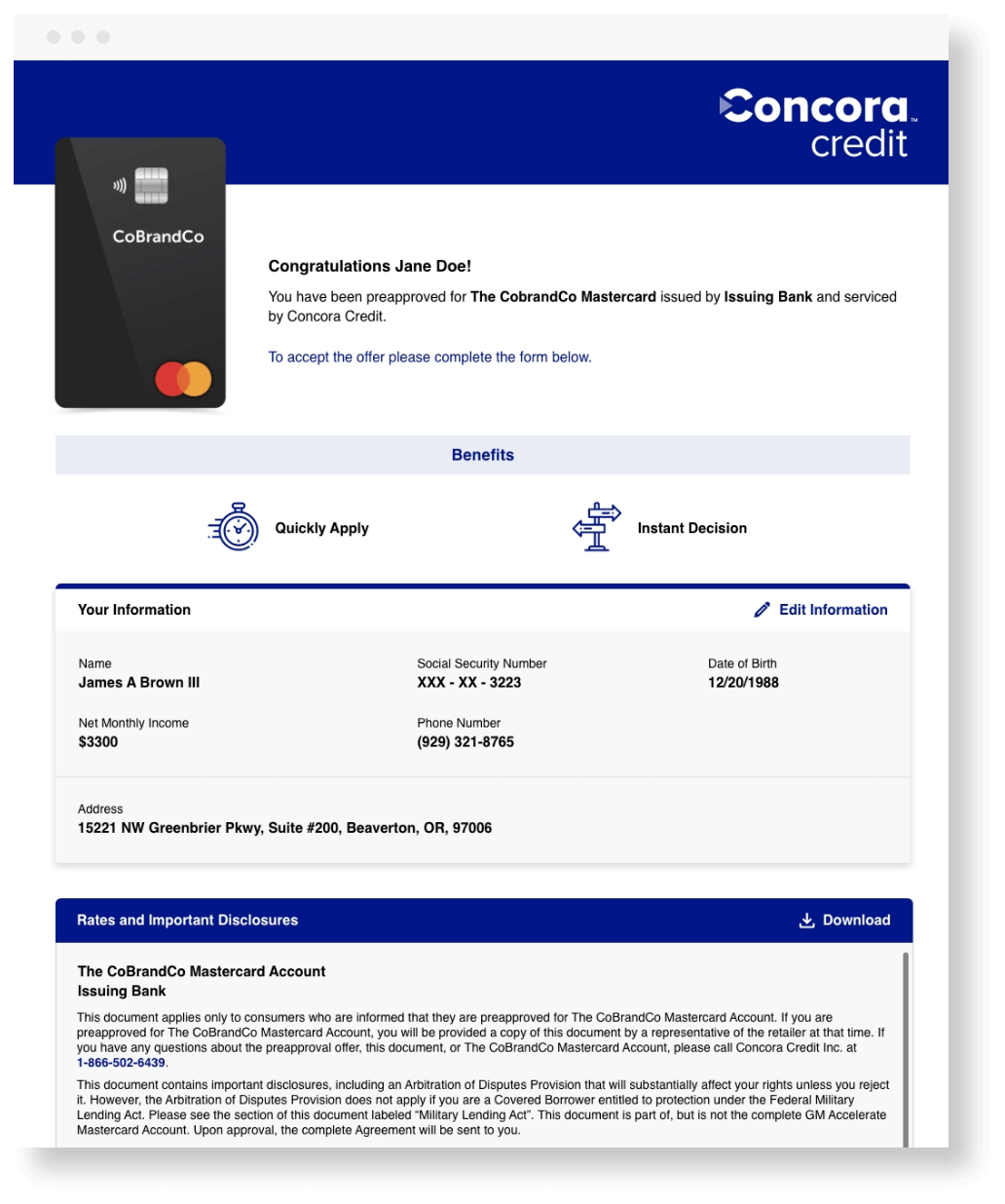 Concora Credit | Co-Brand Credit Cards